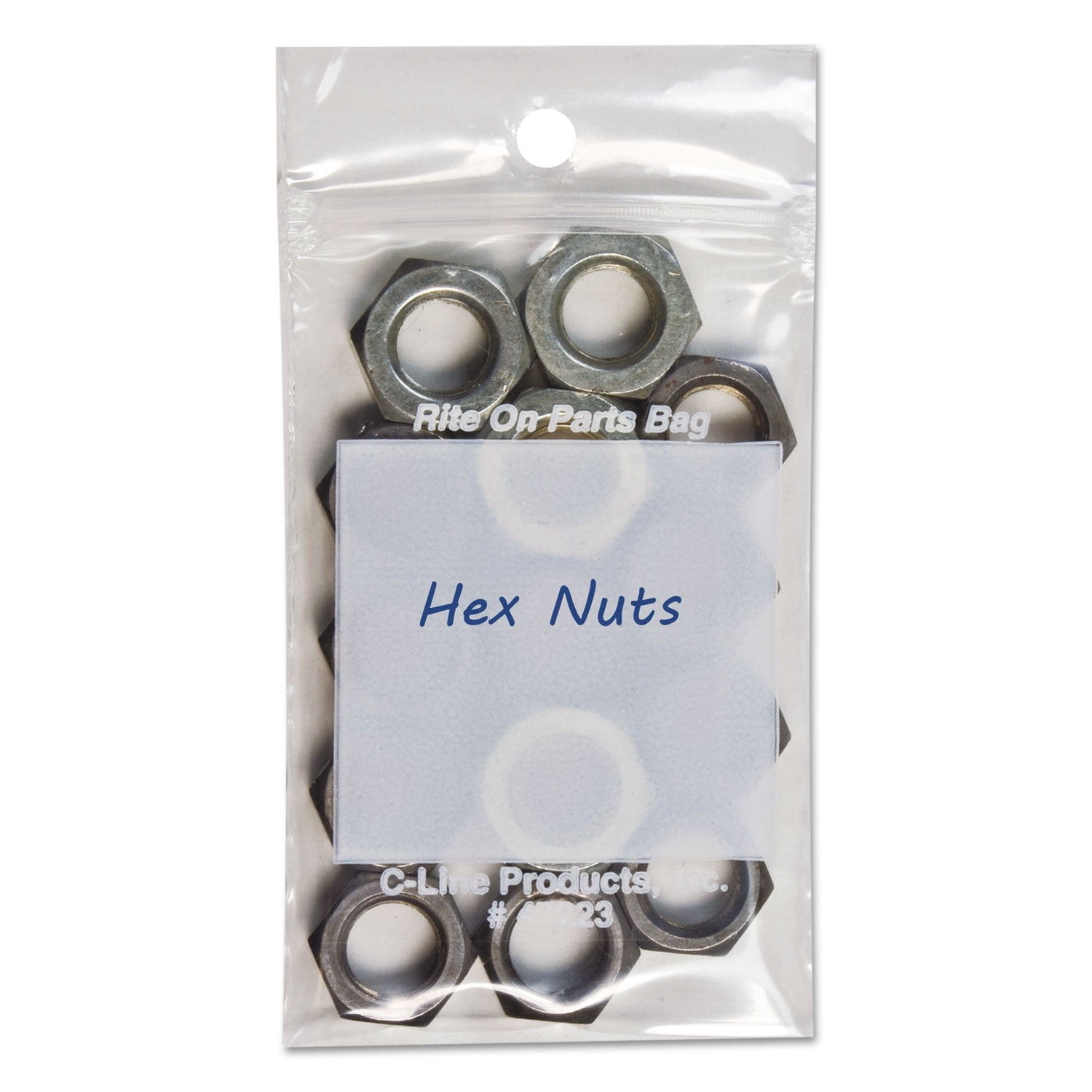 C-Line Write-On Recloseable Small Parts Bags Poly 2 x 3 Clear 1000 ...