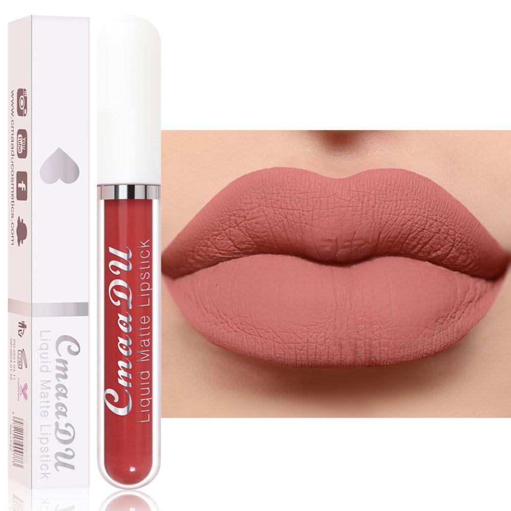 C&M Matte Lip Claze Lip Gloss Liquid Lipstick Long Lasting Waterproof GX X7G7 - Walmart.com