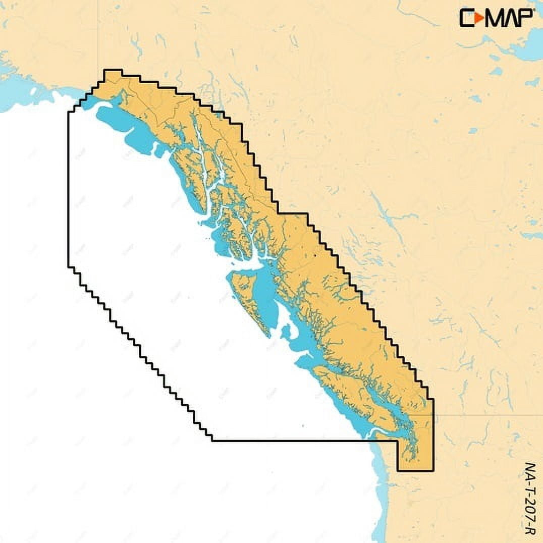 C-MAP Reveal X Coastal High Resolution US West Coast and Baja Digital ...