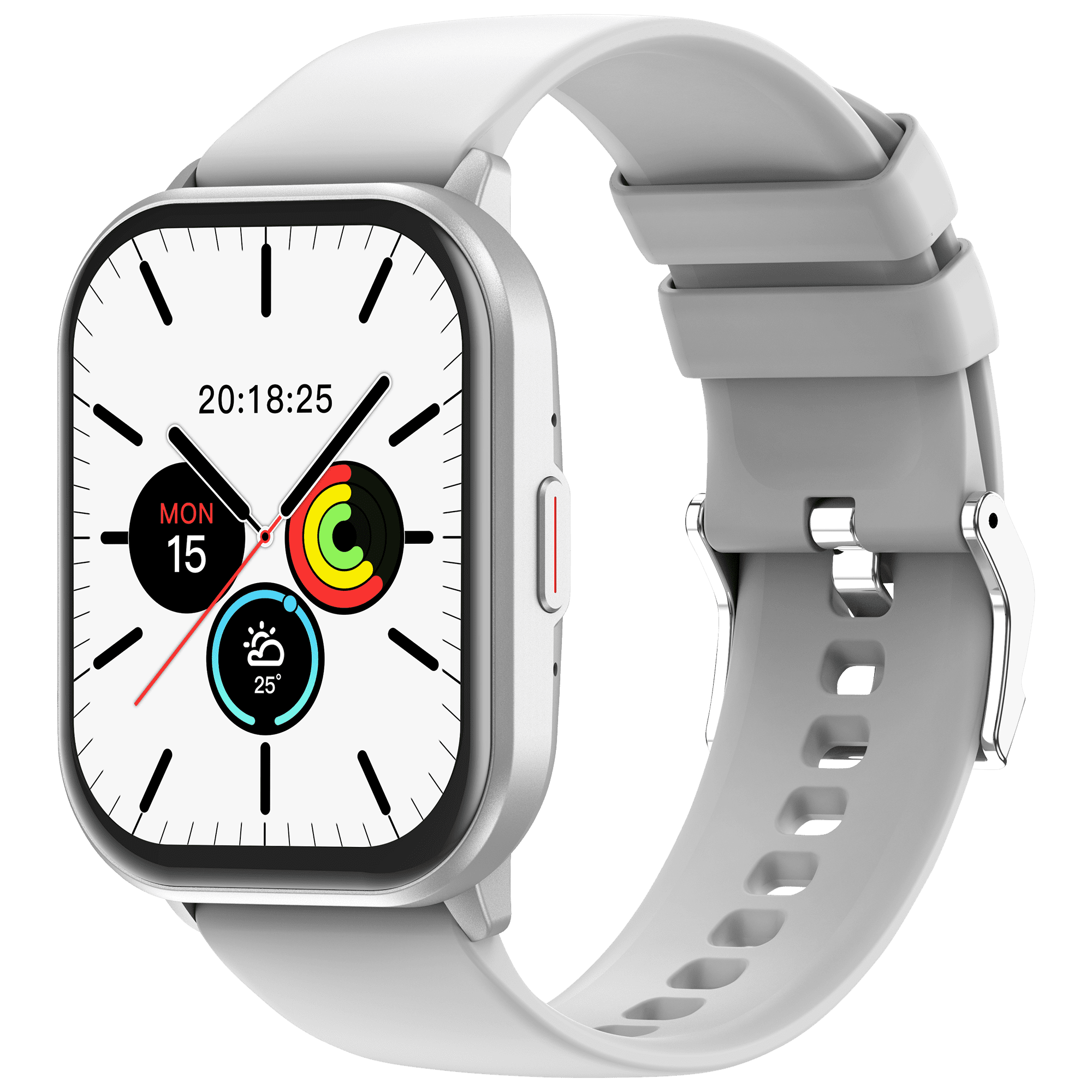 C-MAX Bravo 3 Smartwatch with 2.0 Screen (Light Gray) - Walmart.com