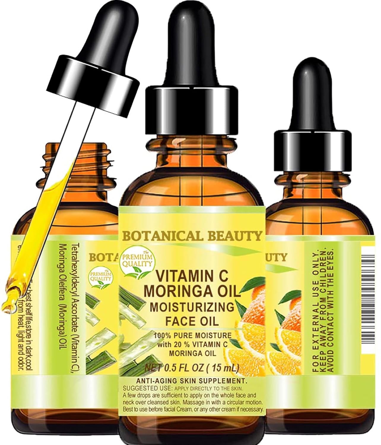 C MORINGA Face OIL. Anti-Aging, Moisturizing Regenerating Nourishing 20 ...
