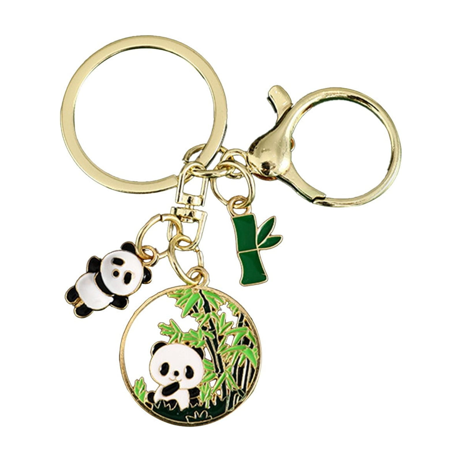 C Metal Keychain Cute Animal Key Chain Lightweight Portable Decorative ...