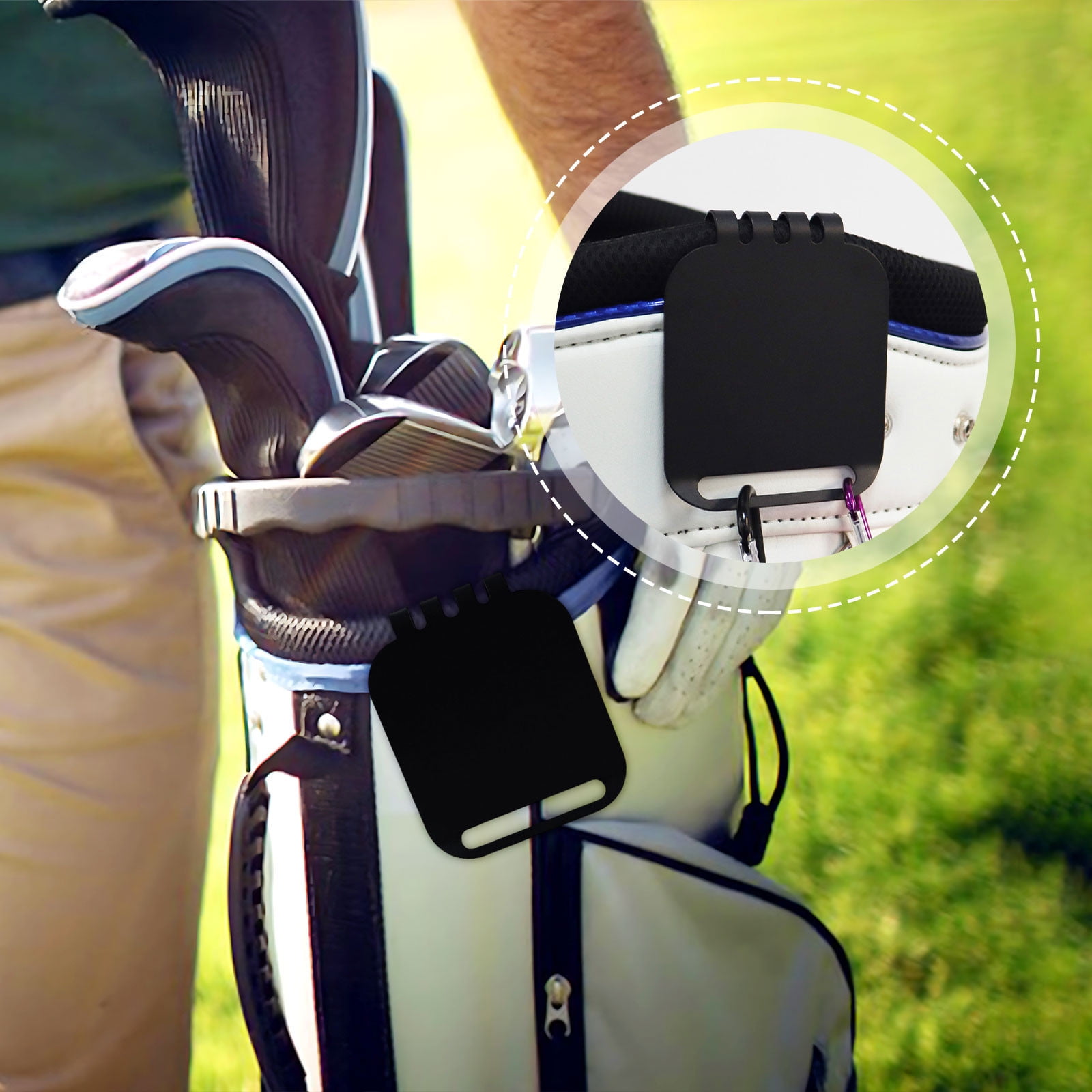 C Metal Landing Pad Golf Clip, Durable Metal Manganese Steel Golf Bag ...