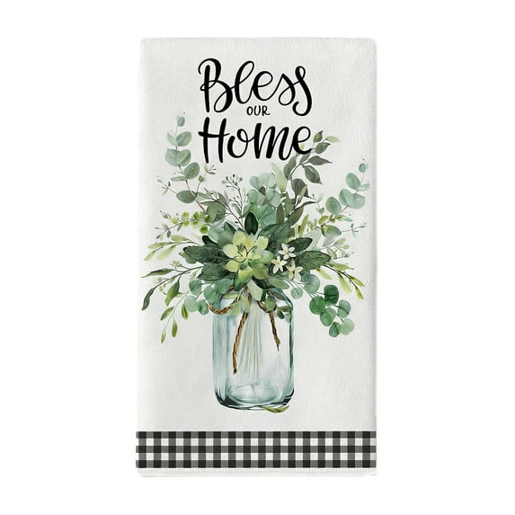 C Microfiber Kitchen Towel Hand Towel 23.6X15.8 Inch Absorbent ...