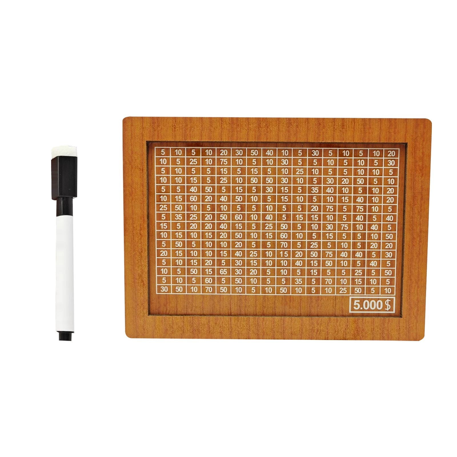 C Money Box With Counter Wooden Coin Storage Box For Saving Change Cash ...