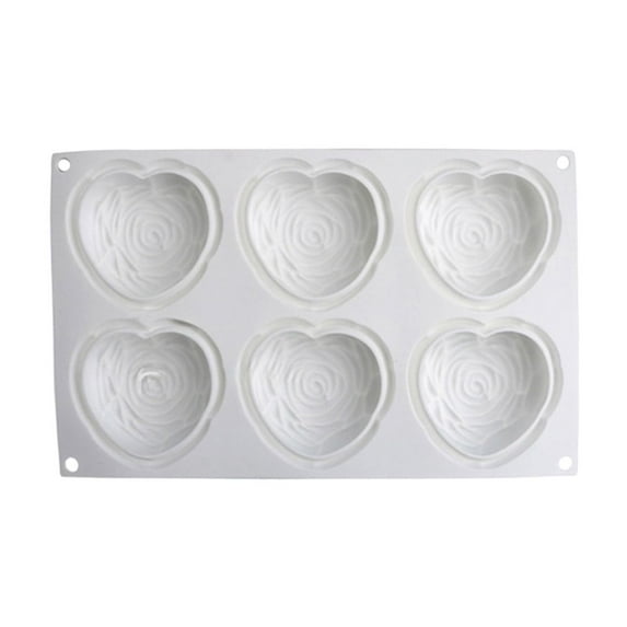 C Multi Heart Shape Silicone Cake Mold For Baking French Mousse Dessert ...