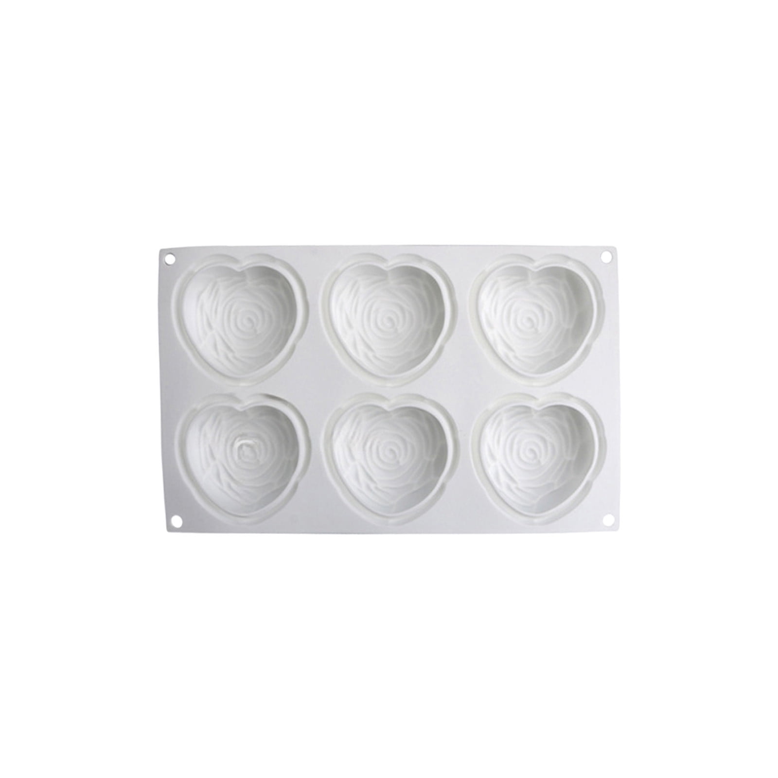 C Multi Heart Shaped Silicone Mold For Cake Baking And Desserts Oven ...