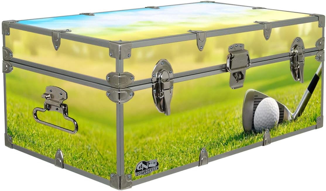 C&N Footlockers Designer Trunk - Sports Themed Storage Trunk ...