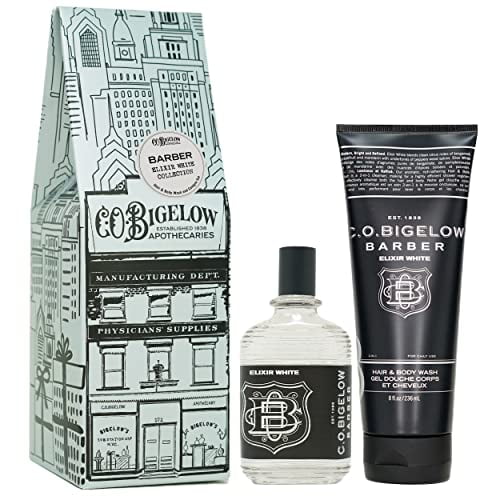 C.O. Bigelow Elixir White Apothecary Box, Hair and Body Wash + Cologne ...