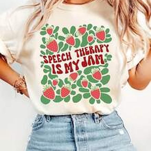 C Omfort Colors© Speech Language Pathologist Shirt, Speech Therapy T ...