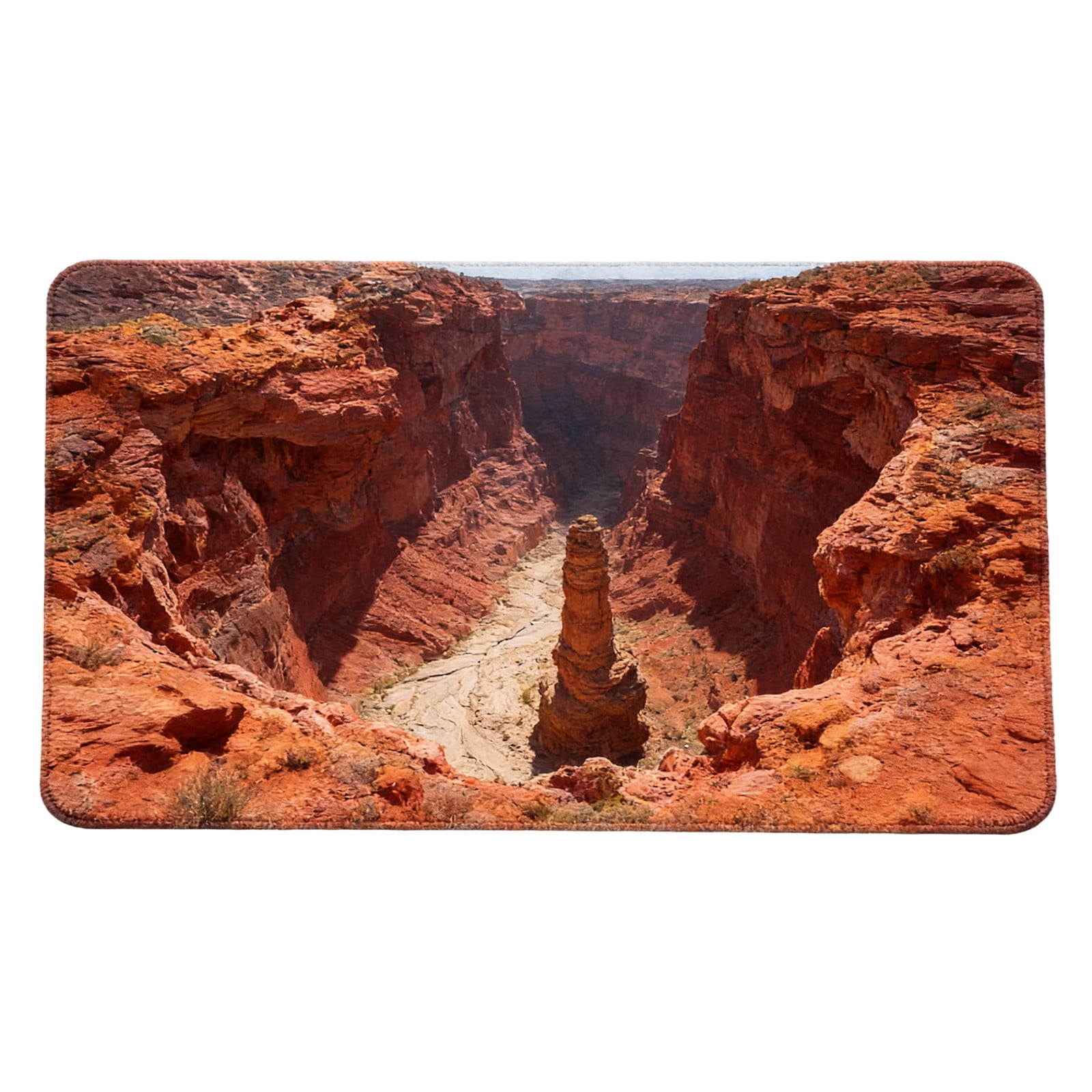 C Optical Illusion Rug, Bottomless Hole Doormat With 3D Visual Effect ...