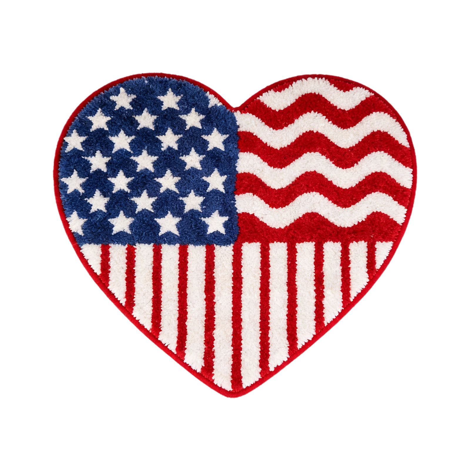 C Patriotic Doormat With Flag Design For Fourth Of July Decor Non Slip ...