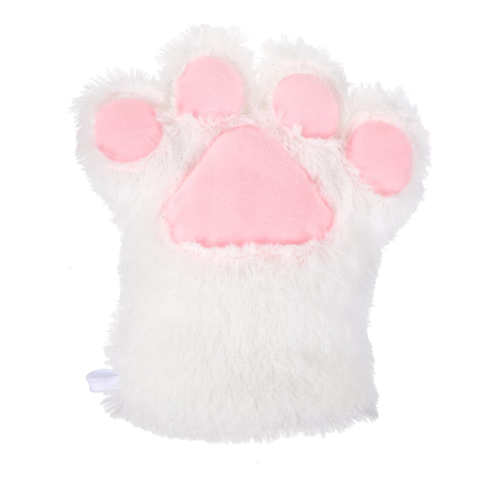 C Plush Cat Glove Cosplay Performance for Kids Warm Furry Mittens for ...