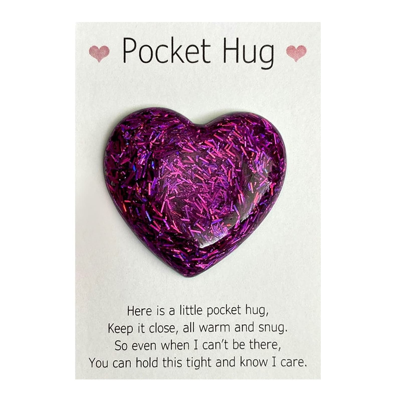 C Pocket Heart Plush Small Hugging Love Token Gift For Couples Friends ...