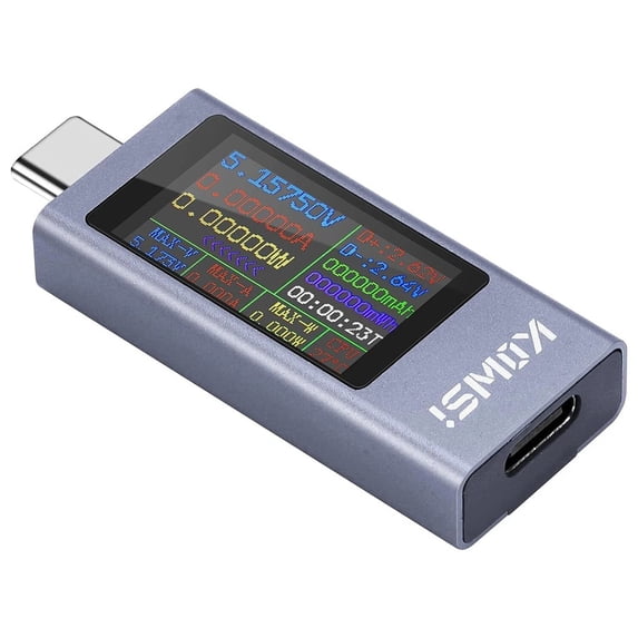 C Power Meter 4-30V Digital Multimeter, Mobile Power Capacity Tester ...