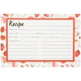 C.R. Gibson 4" x 6" Recipe Cards | Strawberry Fields - Walmart.com