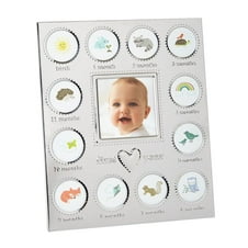 Baby Picture Frames in Black and White for Wall and Tabletop Display