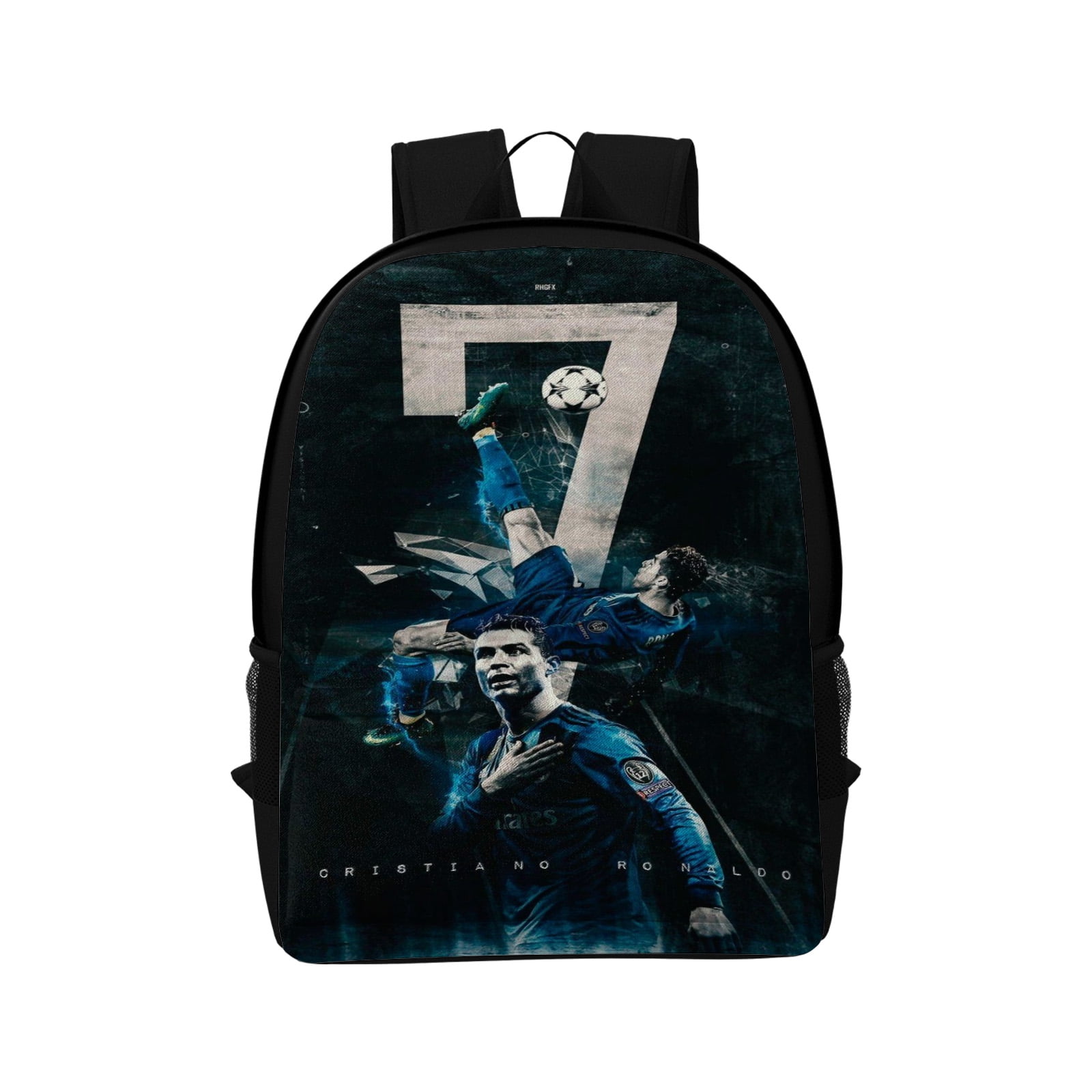 C-R7 Football Soccer Backpack Fashionable Double Shoulder Bag with ...