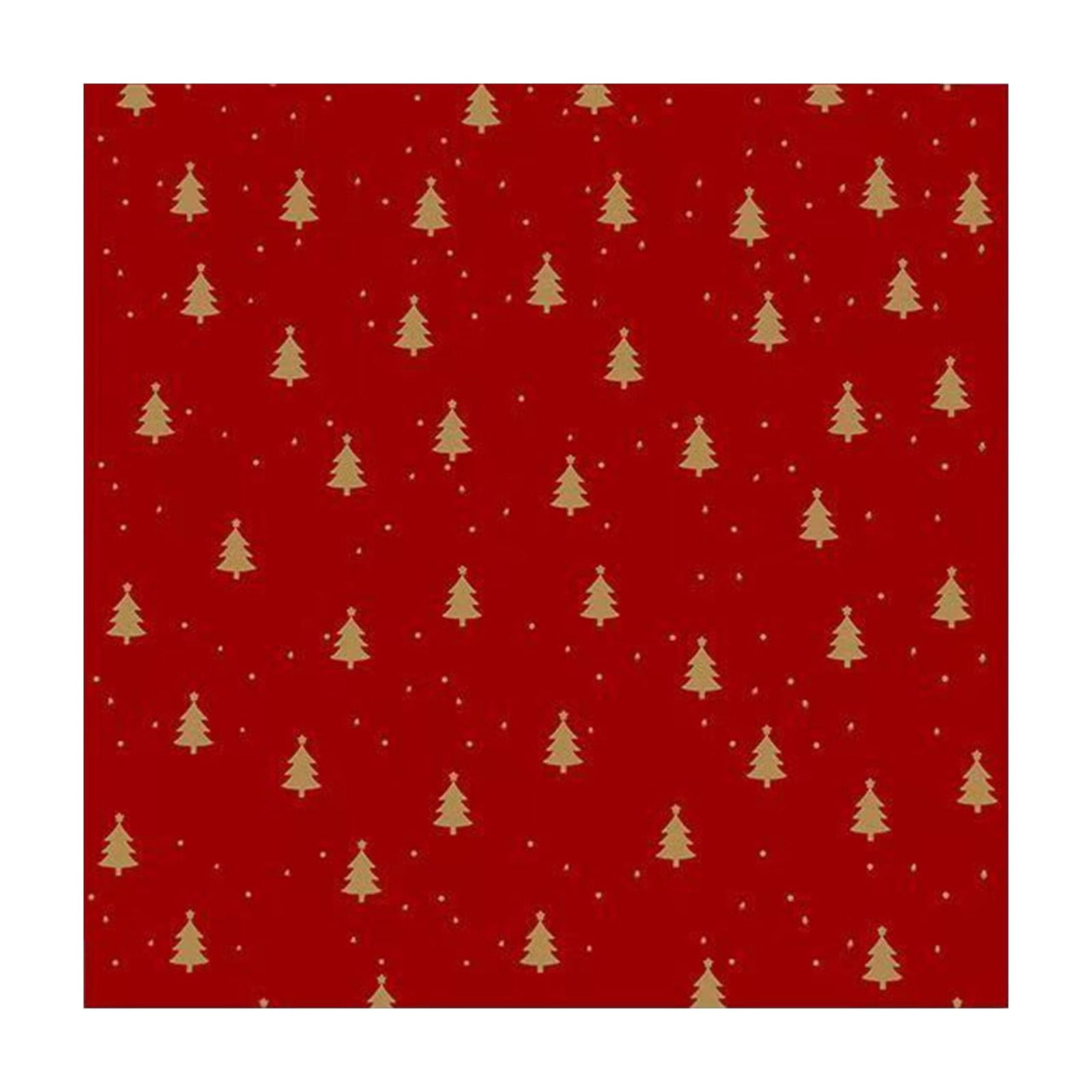 C Red Christmas Gift Wrapping Paper, 56X53Cm, 20 Sheets, Thick Tear ...