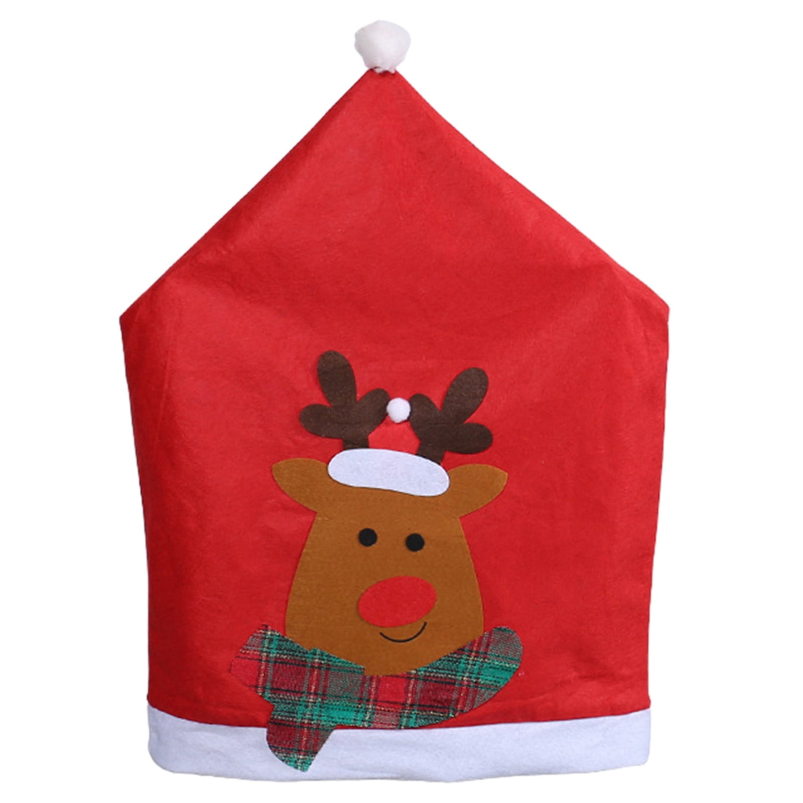 C Reindeer Chair Cover For Christmas Party Decor Constructed From Cloth ...