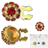 C Rhinestone Button Covers, Crystal Buttons For Clothing With ...