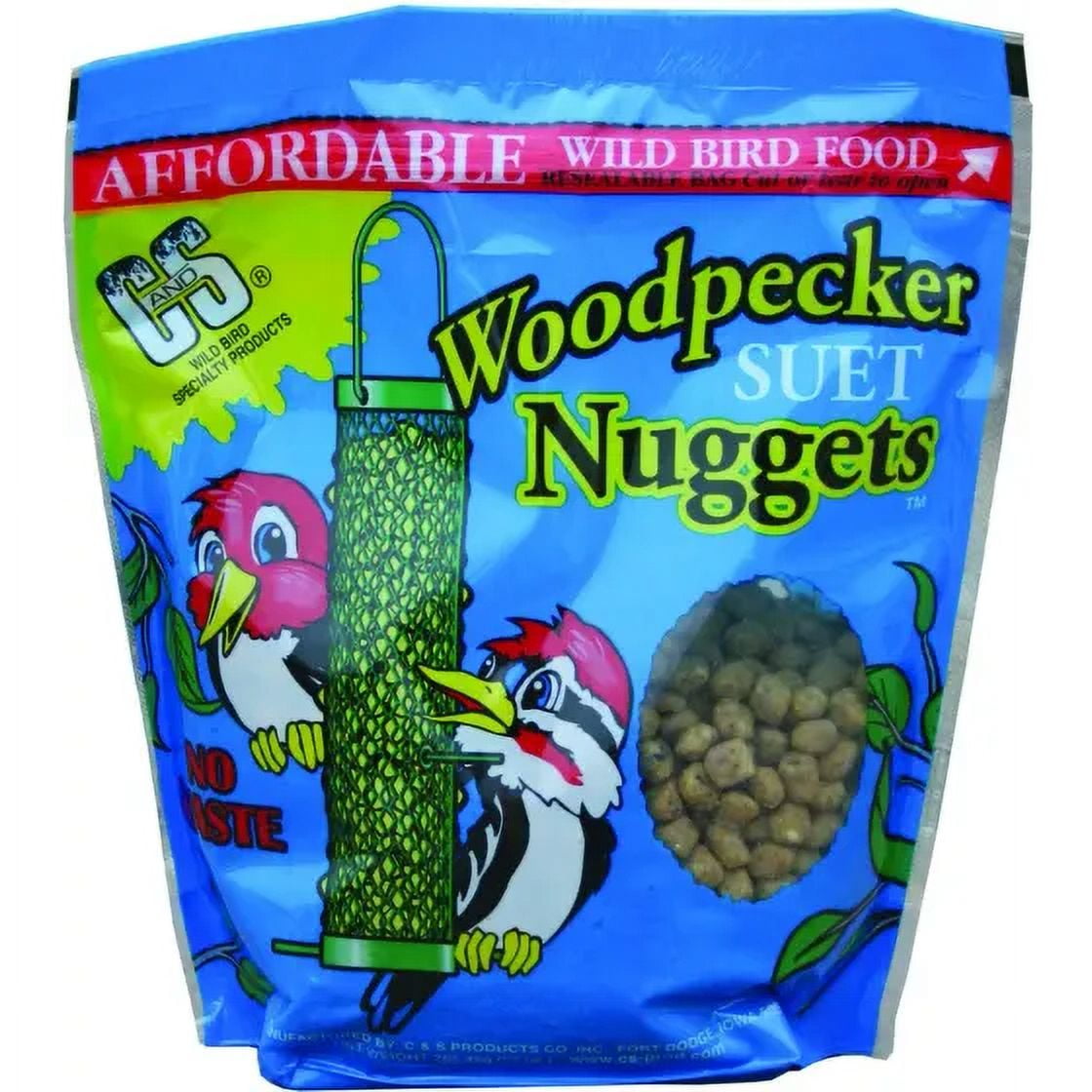C&S CS06109 Nuggets Bird Food High-Energy 27 Ounce Bag, Each - Walmart.com