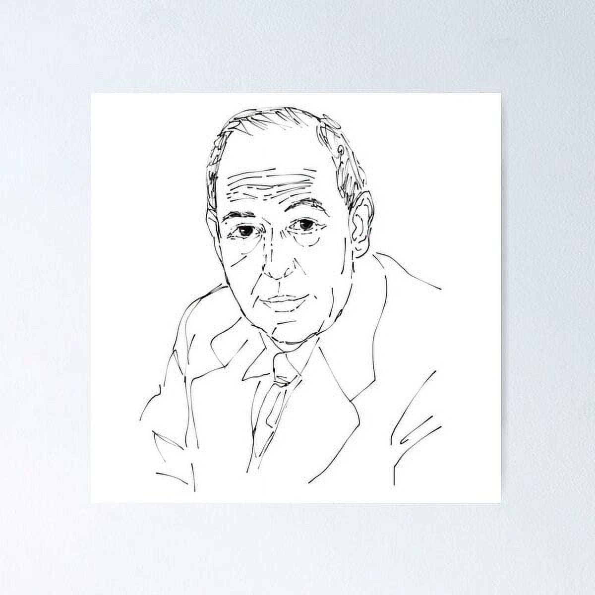 C. S. Lewis Poster Wall Art, Modern Wall Decor For Living Room Bedroom ...