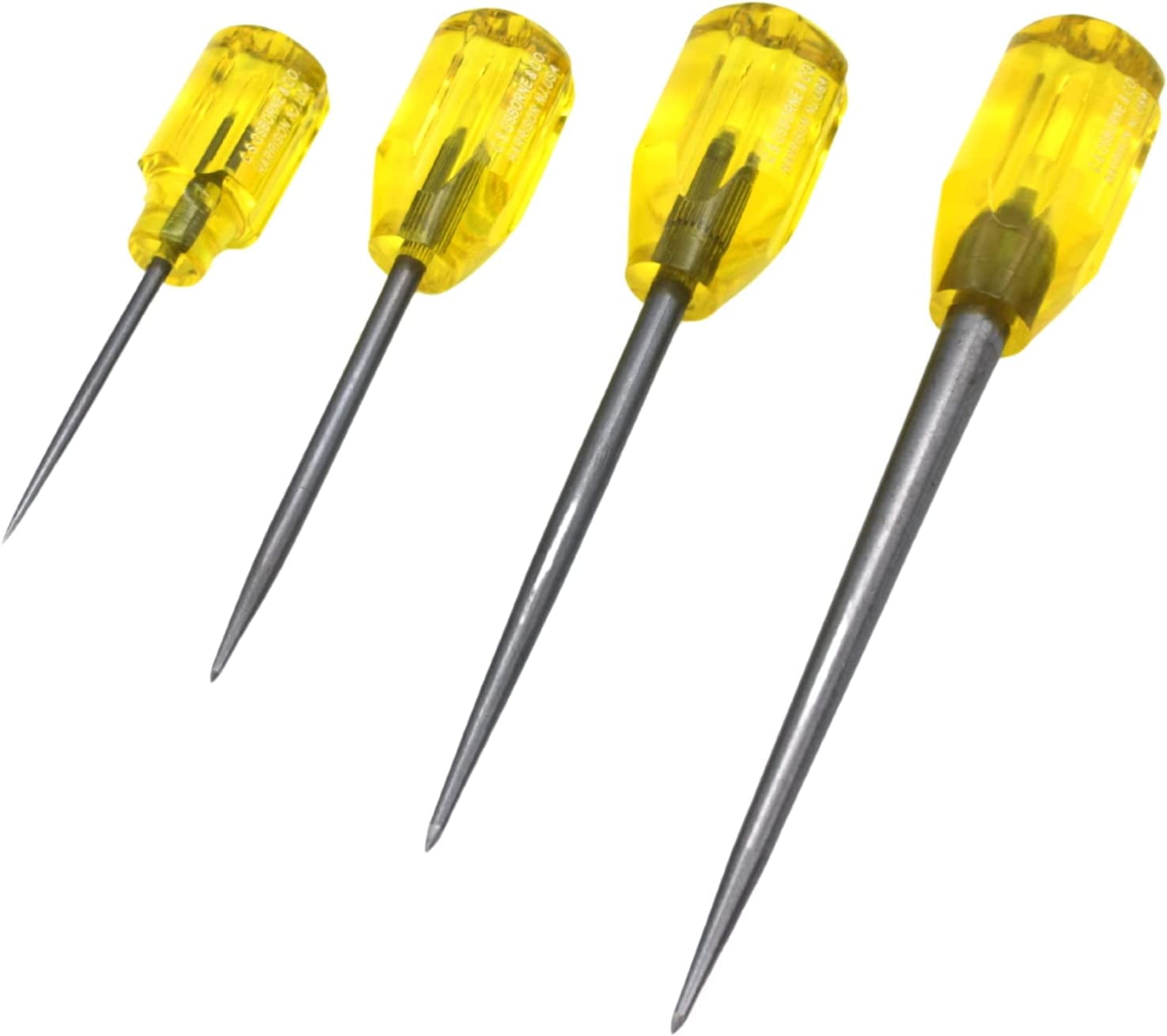 C.S. Osborne Heavy Duty 4 Size Scratch Awl Set - Walmart.com