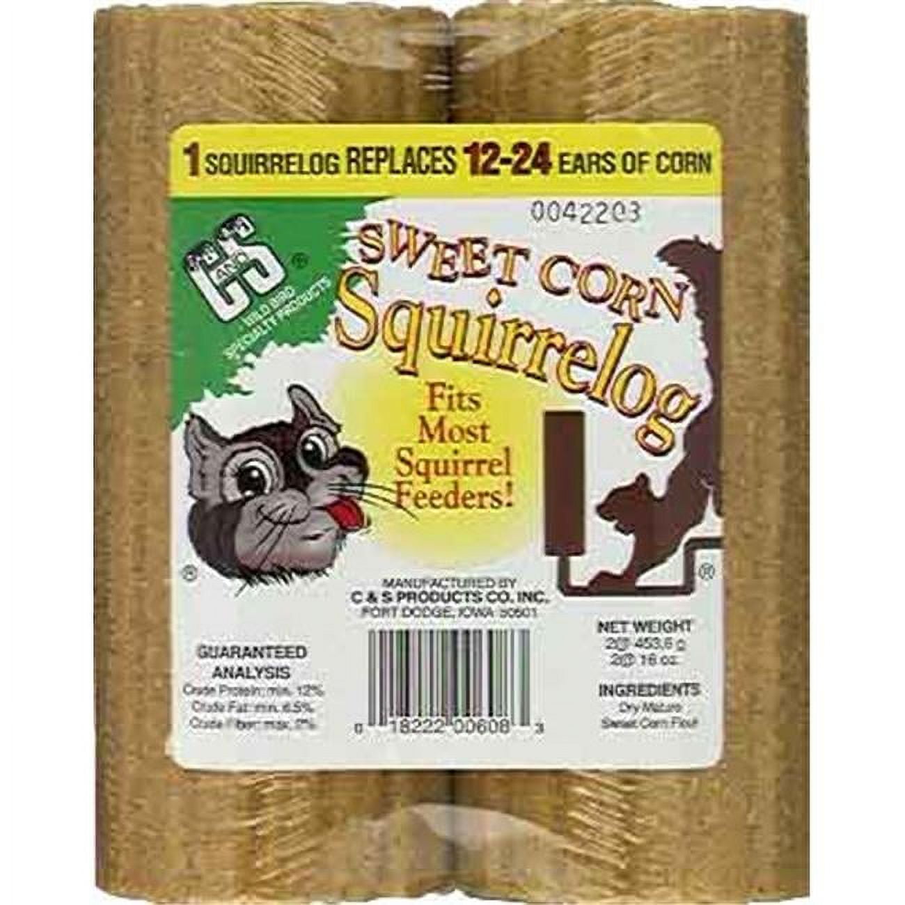 C&S Products 32 oz. Sweet Corn Squirrel Log - Walmart.com
