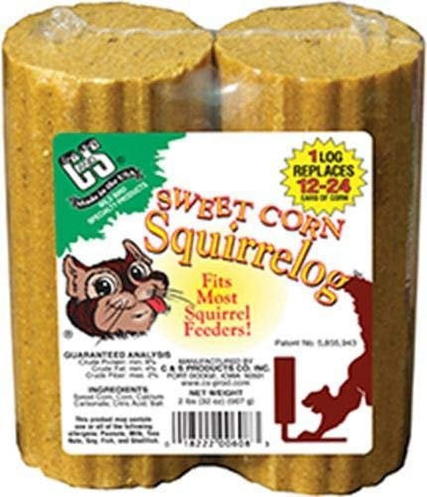 C&S 32-Ounce Sweet Corn Squirrelog Refill Pack, 2-Pack, Perfect for ...
