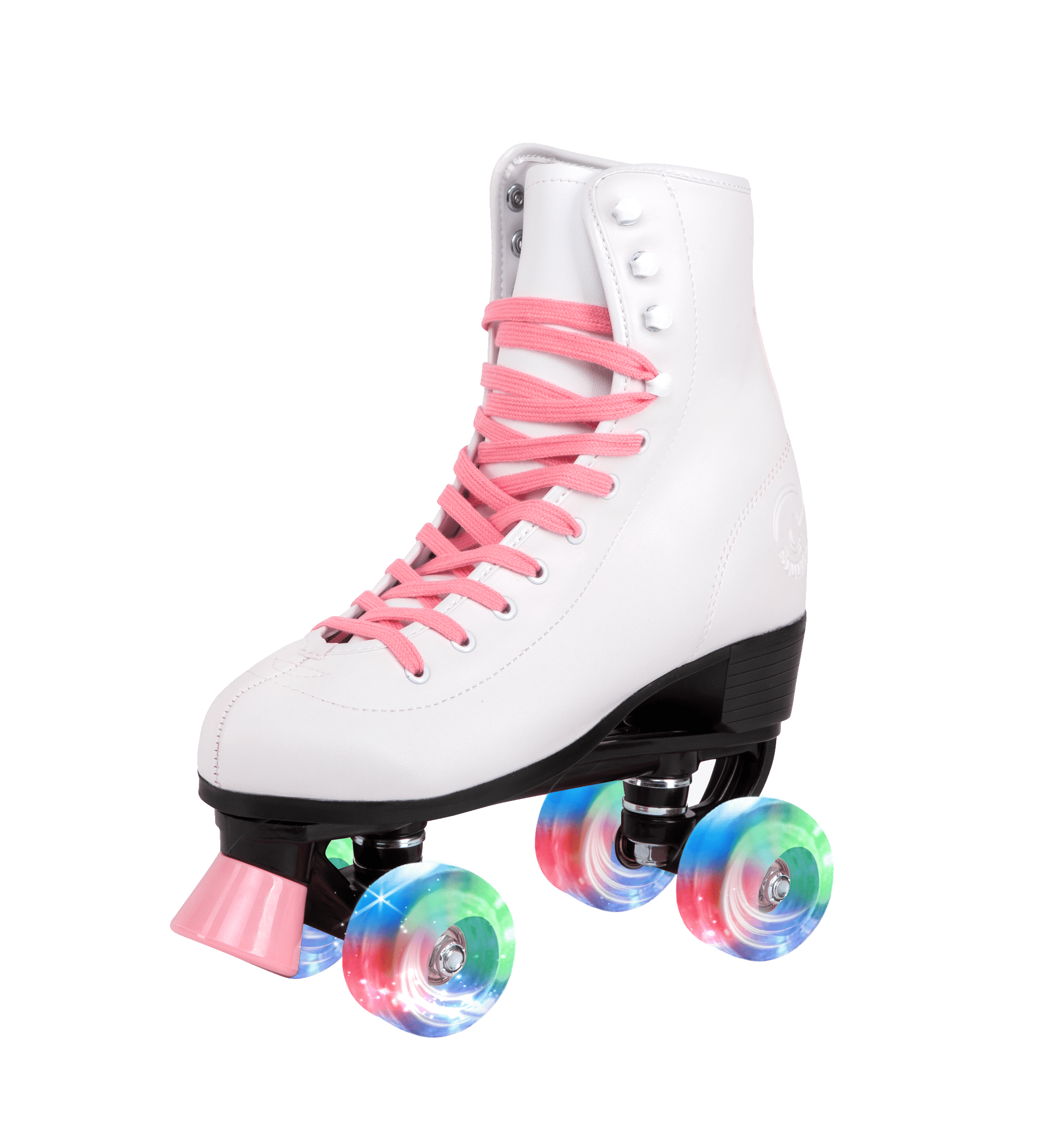 C SEVEN Quad Roller Skates with LED wheels (Candy Pink, Women's 7 ...