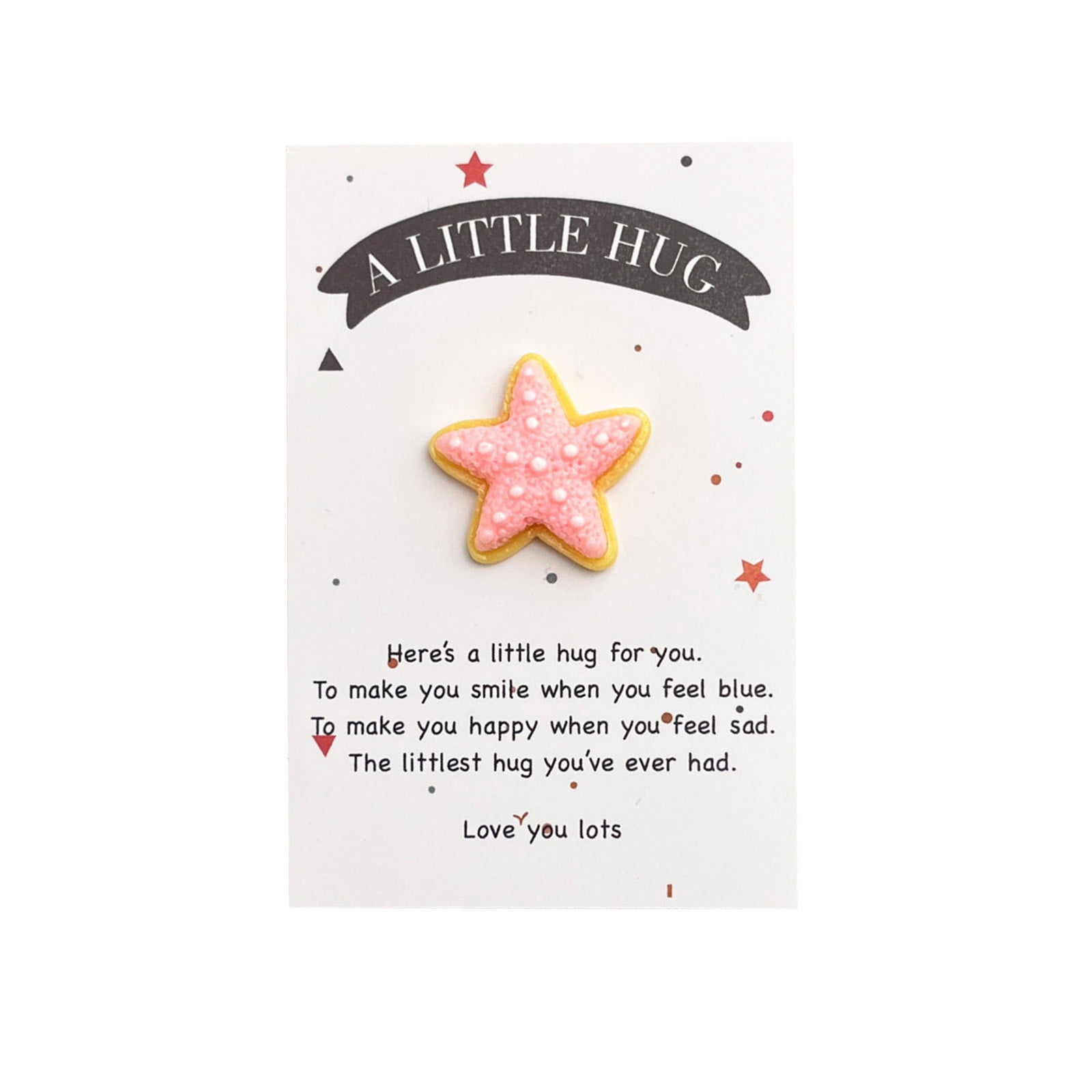 C Sea Animals Series Gradient Pocket Hug Blessing Card Plastic Gift ...