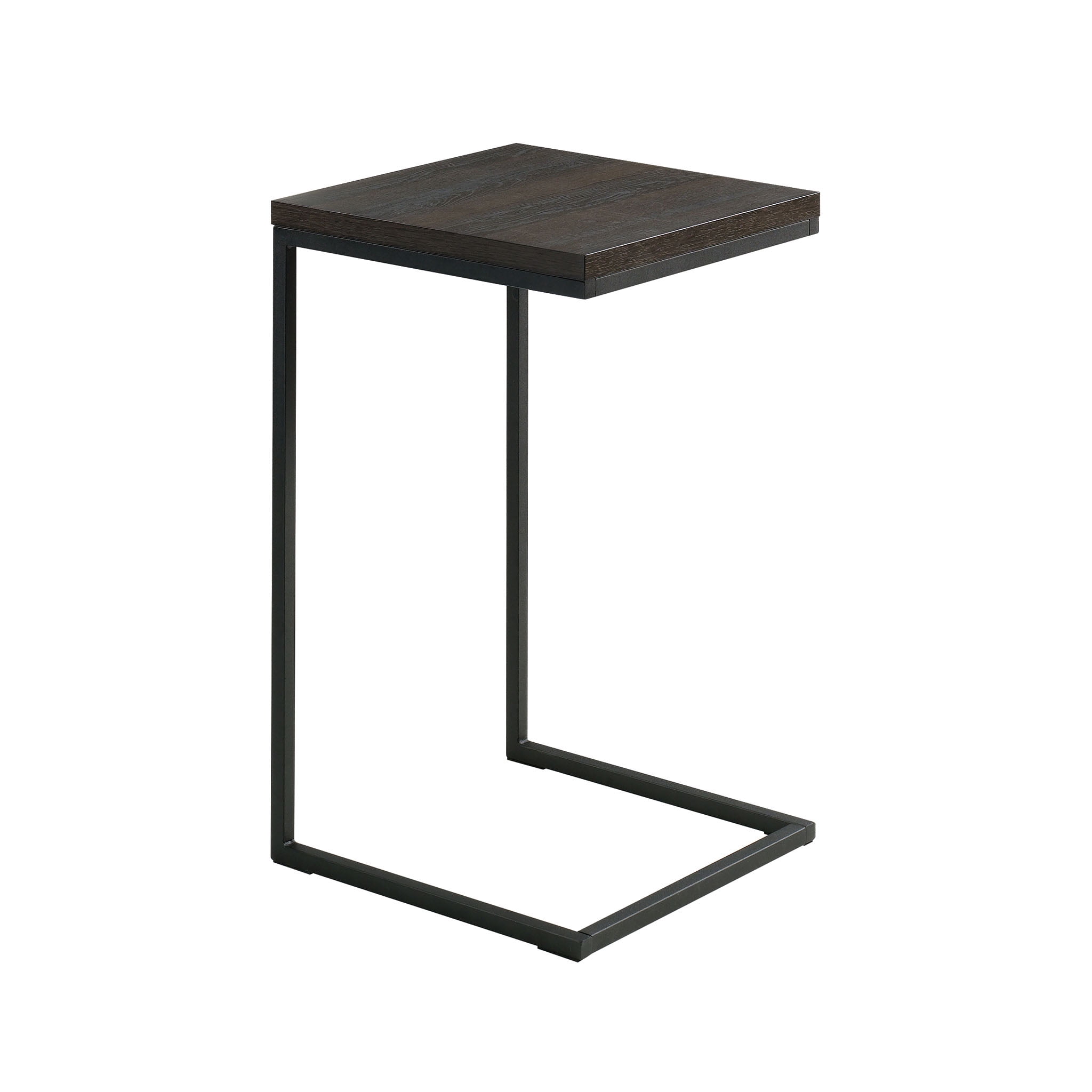 C-Shape Metal End Table, Espresso/Black FinishAssembled Dimensions: 15. ...