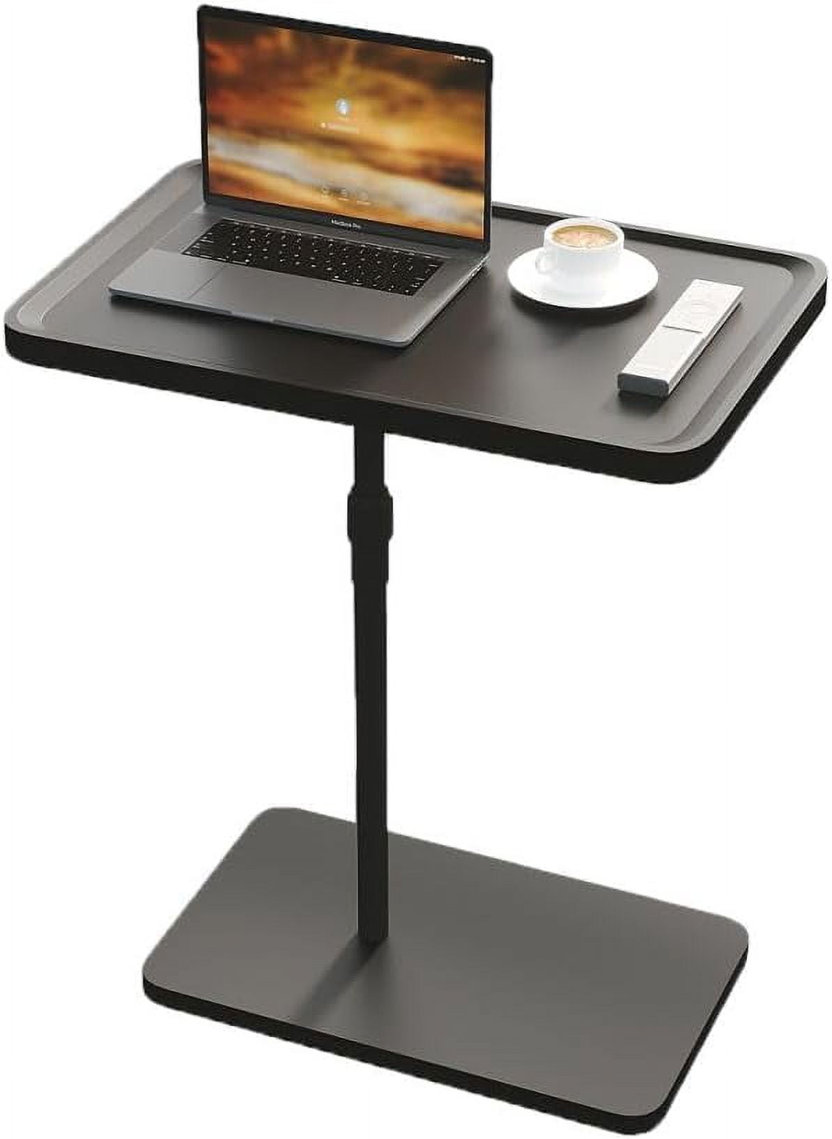 C Shaped End Table Adjustable Height, C Shaped Side Table for Couch, C Table End Table for Sofa ...