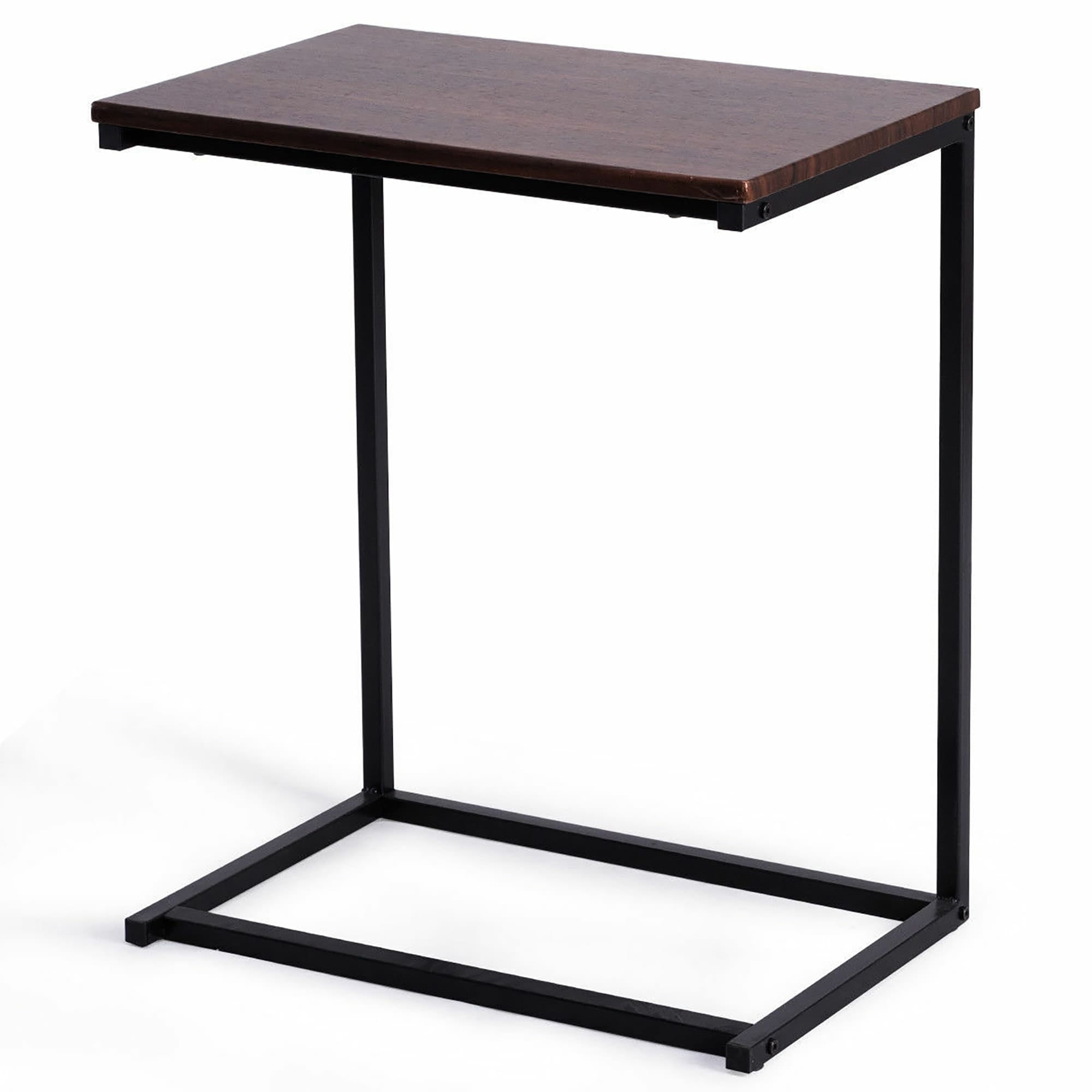 C Shaped End Table Laptop Holder End Stand Desk for Home and Office ...