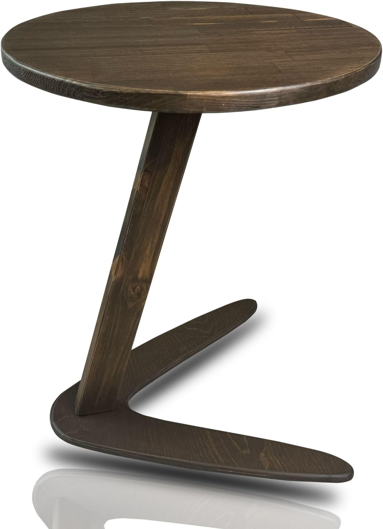 C-Shaped End Table, Side Table for Couches, Sofa Tables Slide Under ...