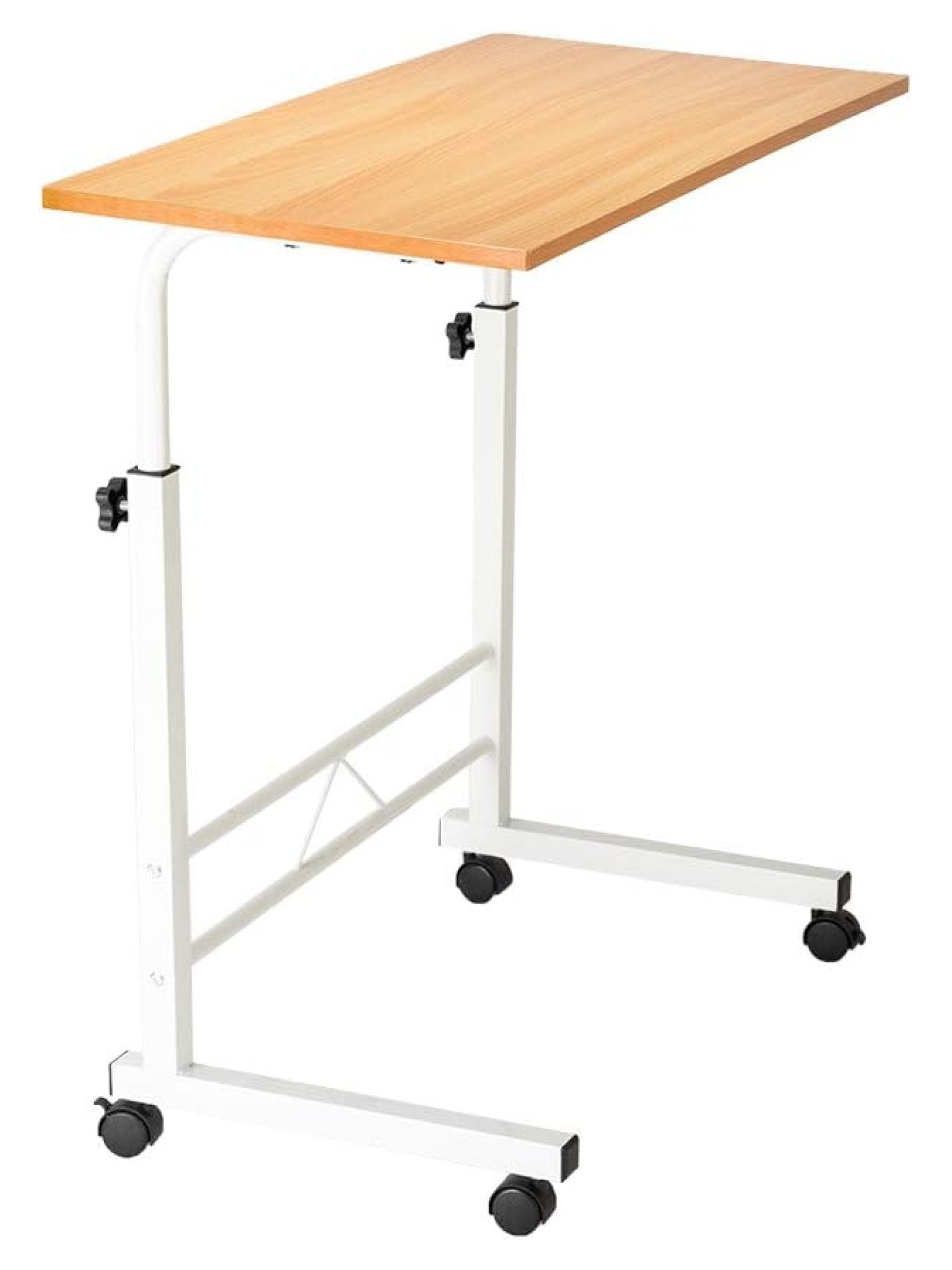 C Shaped End Table Slide Under Side Table for Couch,Sofa Side Table for ...