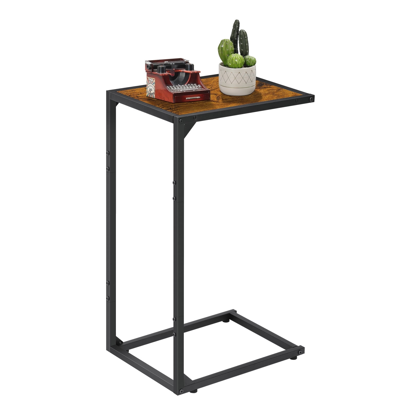 C-Shaped End Tables, Narrow Sofa Side Table, Small Bedside Coffee Table ...