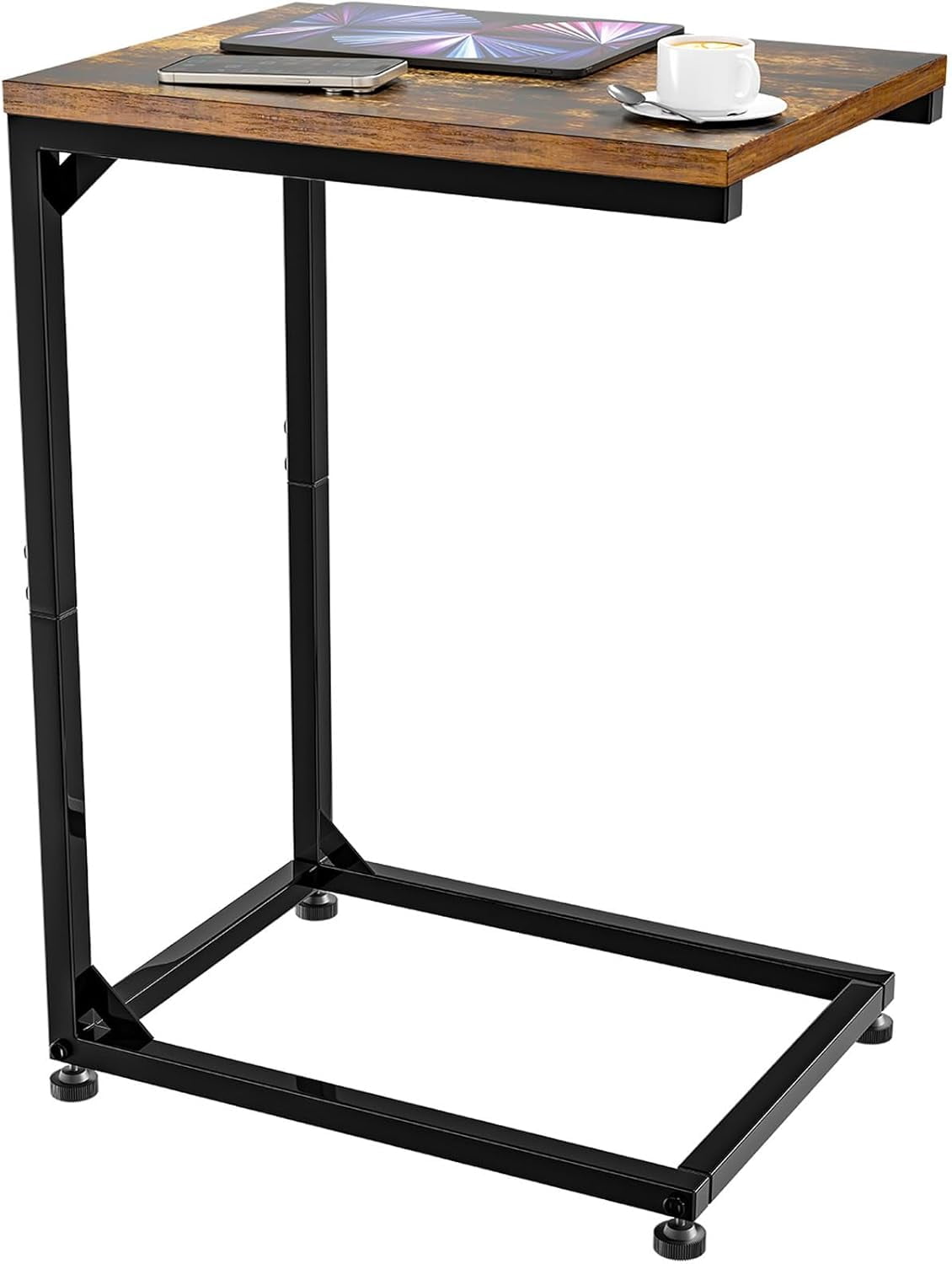 C Side Table for Couch, Small Tray Table Living Room for Sofa, End ...
