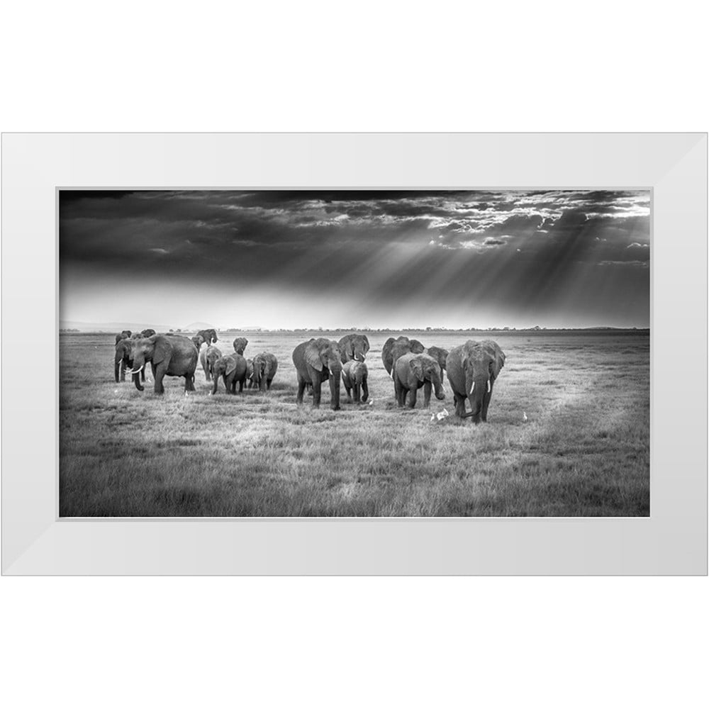 C. Sink, Jeffrey 18x12 White Modern Wood Framed Museum Art Print Titled ...