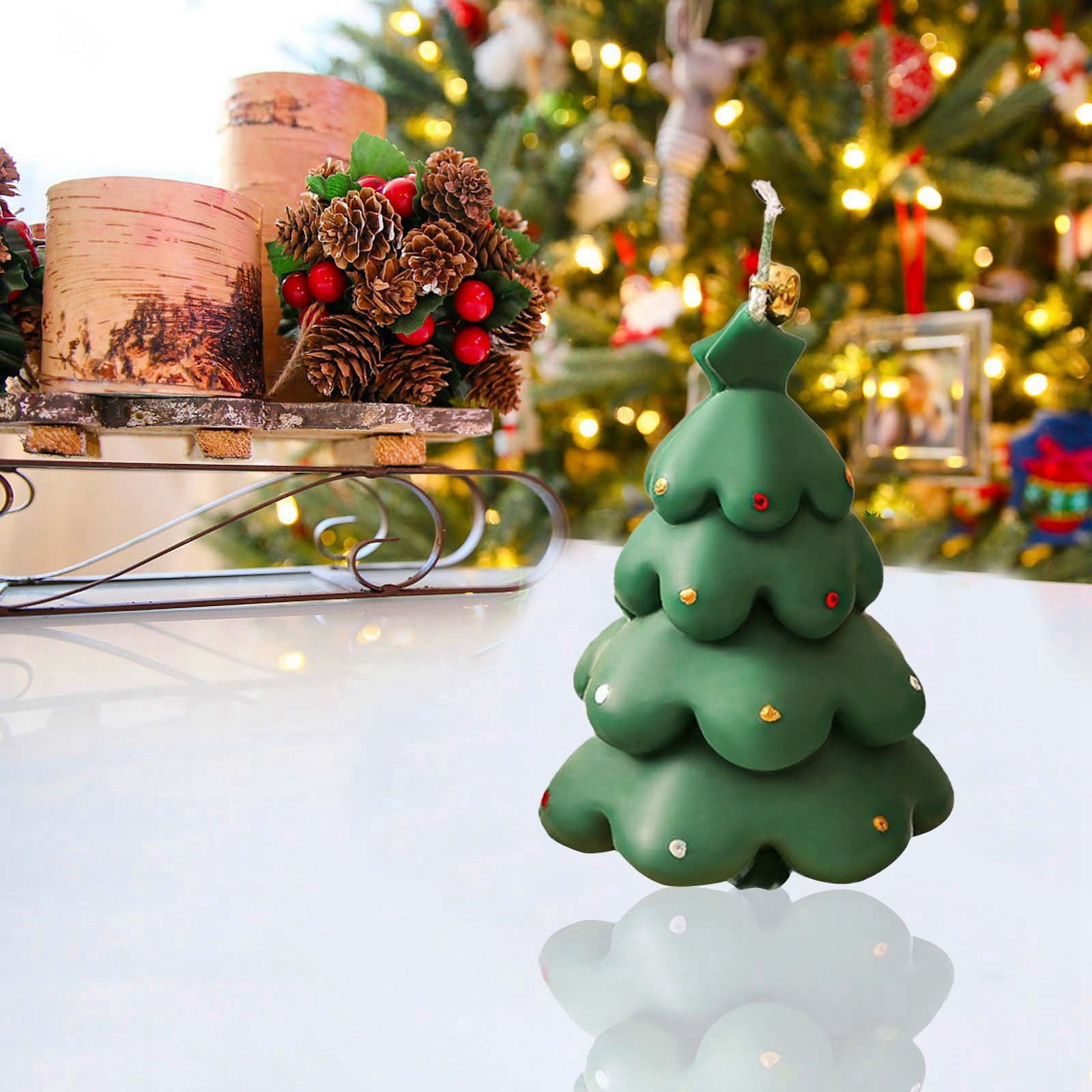 Creative Christmas Tree Fragrance Fragrance Candle Christmas Tree Shape ...
