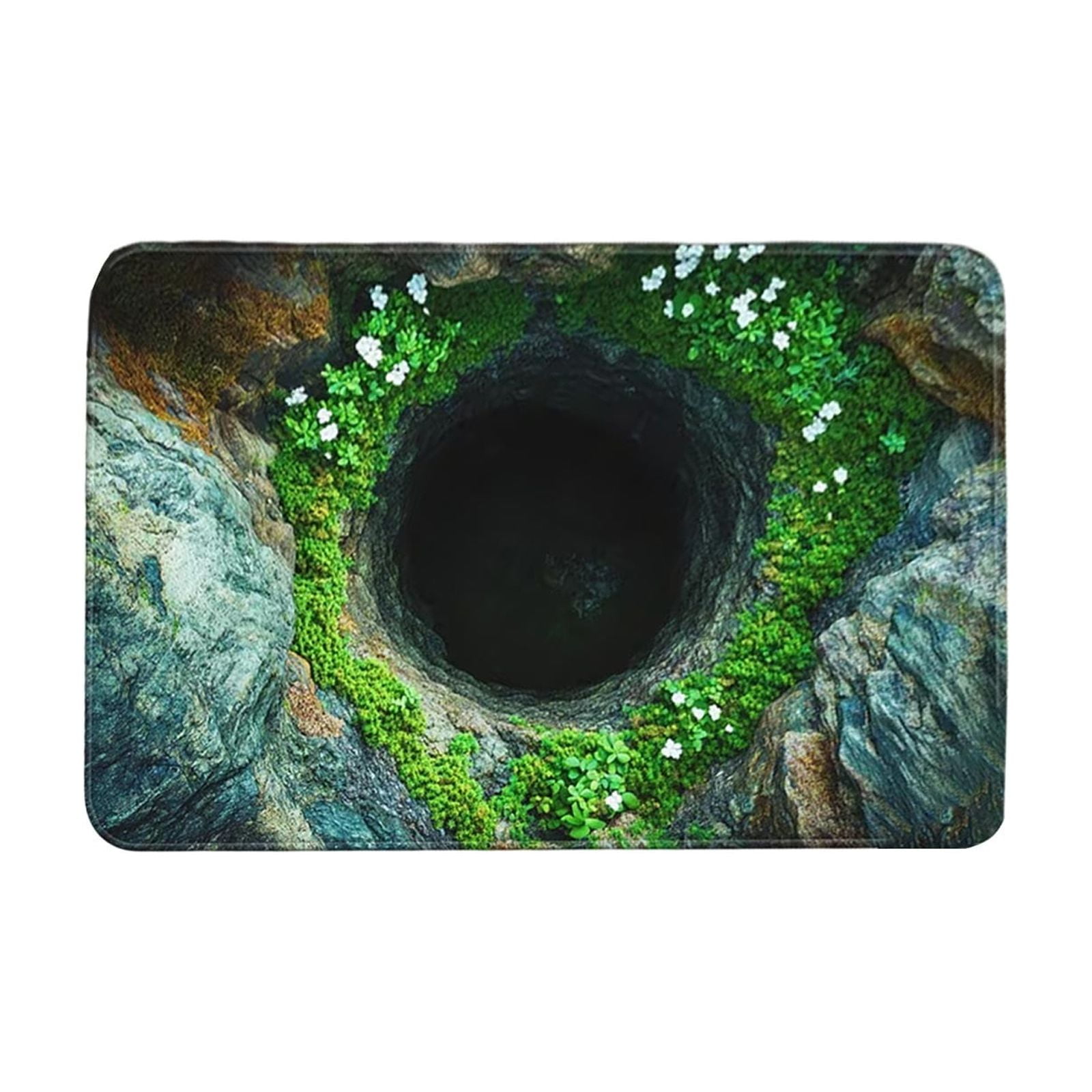 C Stereoscopic Visual Effect Entrance Door Mat Household Absorbent ...