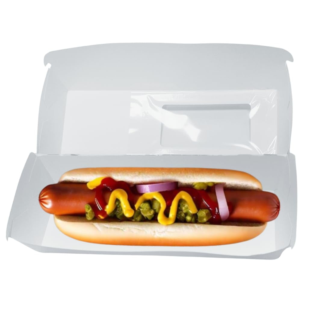 C-Store Packaging Regular Hot Dog Clamshell Containers are made with ...