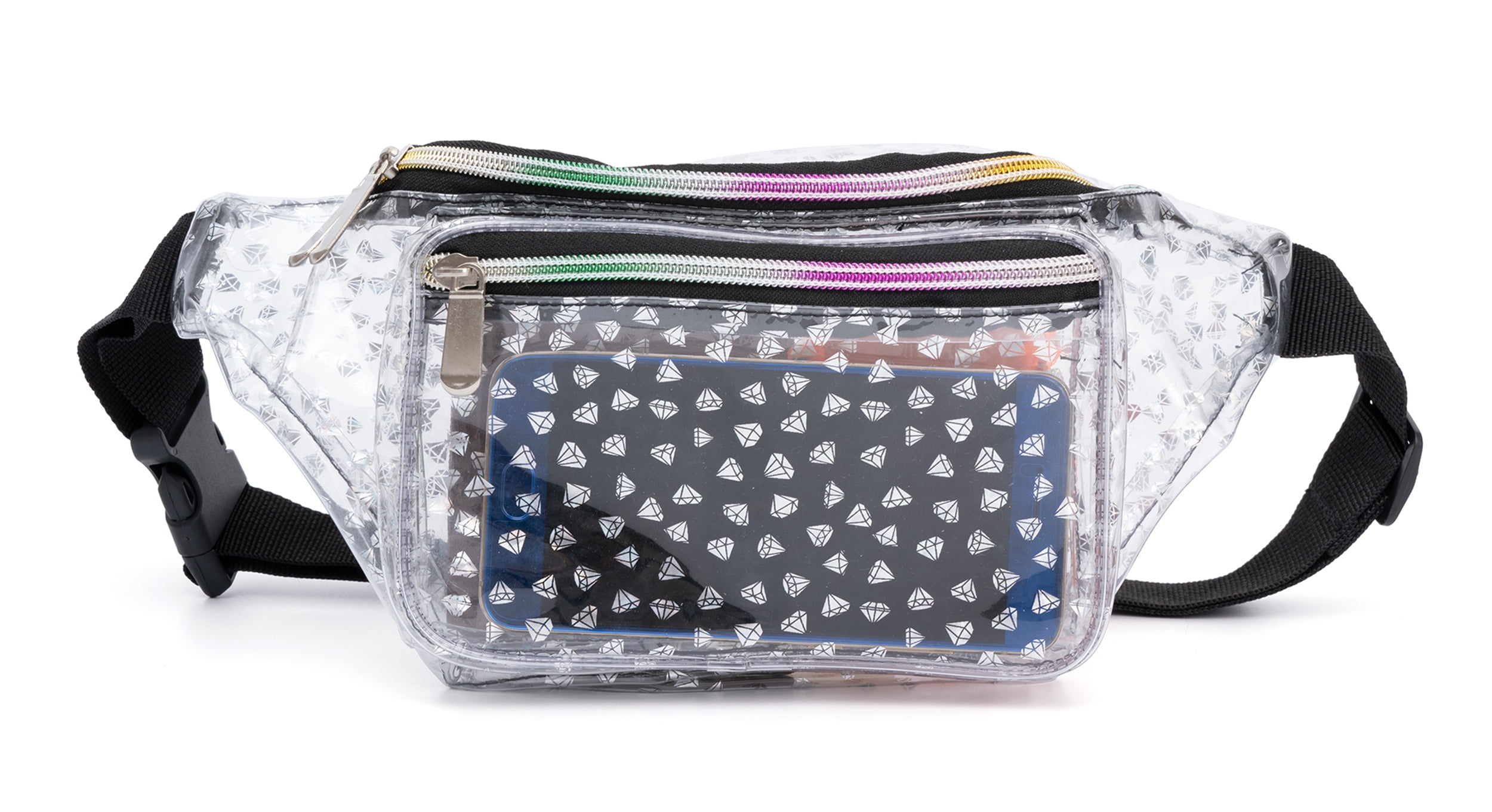 C.T.Soarsky Women's Belt Bags Clear Fanny Pack Rave Festival ...