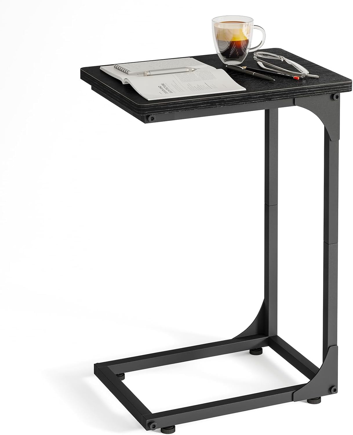 C Table, C Shaped Side Table, Small End Table Living Room with ...