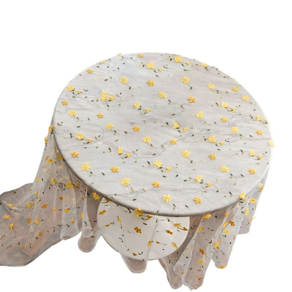 C Table Cloth With Fringe Decorative Cover Sofa Cover Washable Table ...