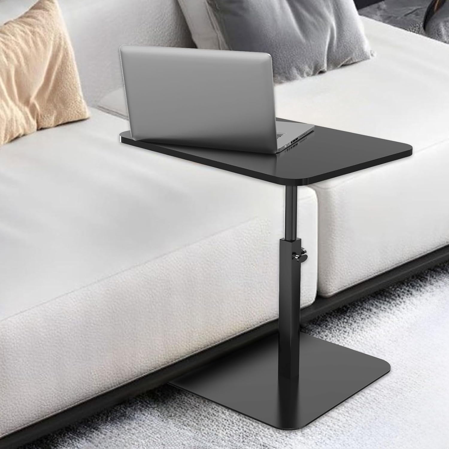 C Table for Sofa, C Table Adjustable Height, Living Room/Bedroom Small ...