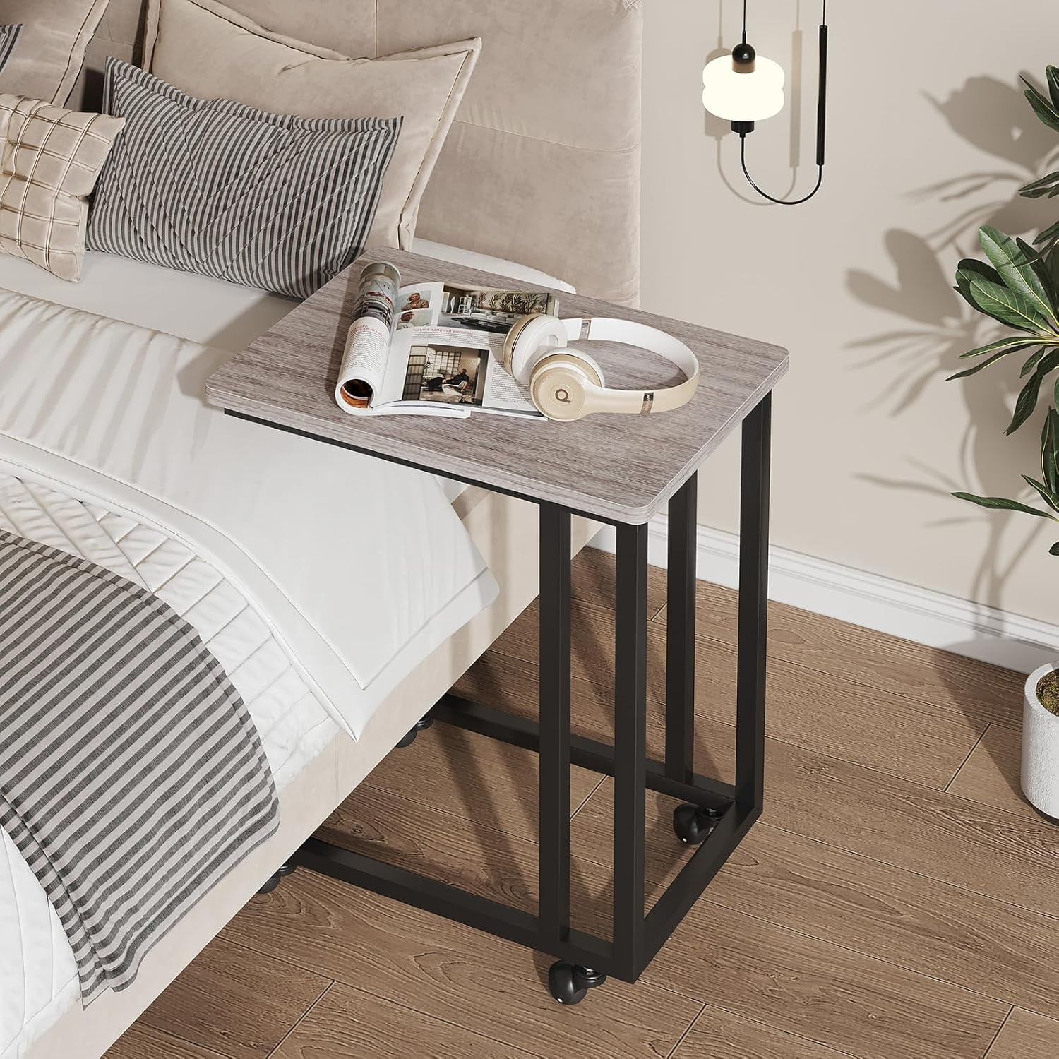 C Tables Counch That Slide Under Set of 2, Bed Side Table Tray Sofa ...