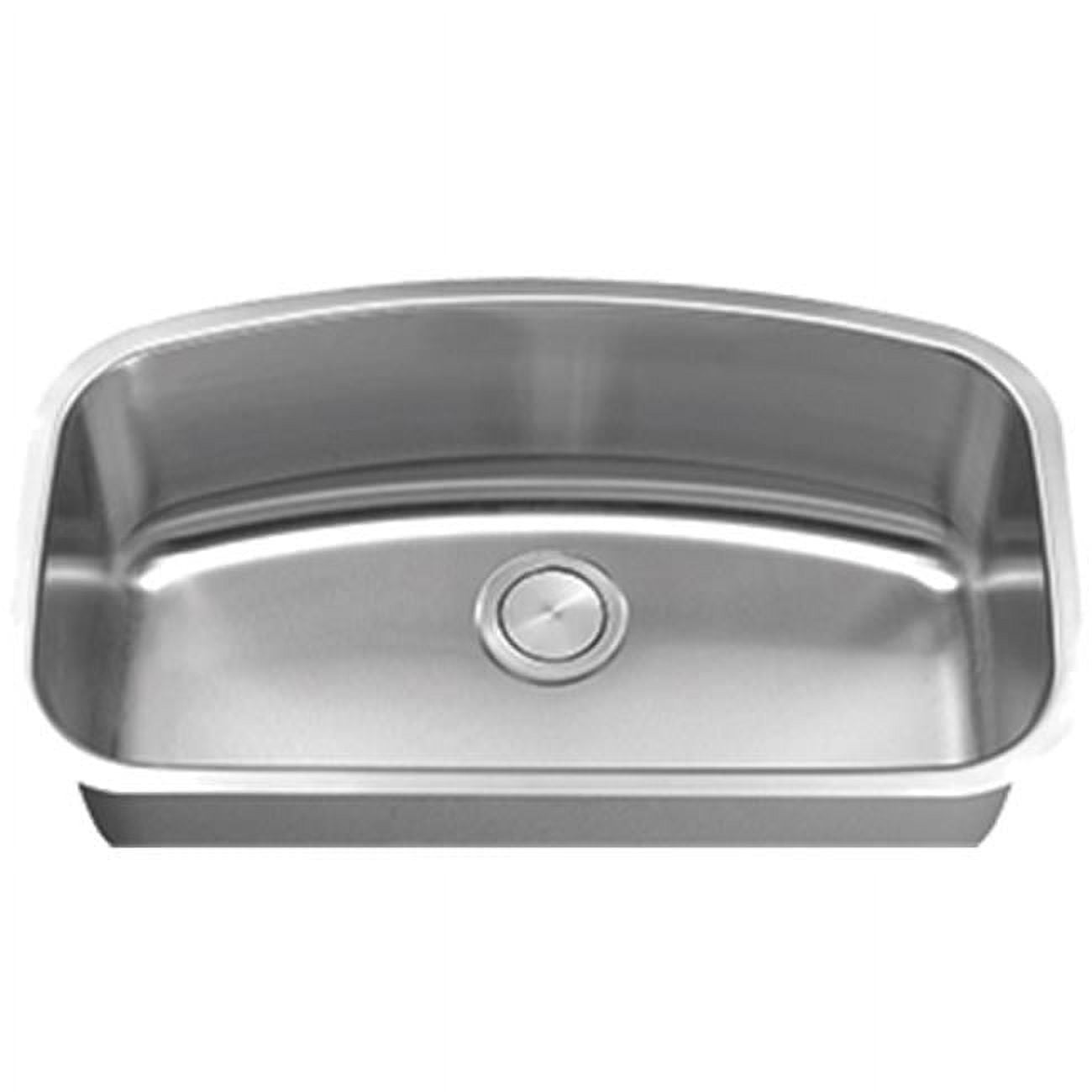 C-Tech-I LI-200-L-M 31.25 in. Stainless Steel Single Bowl Sink with ...