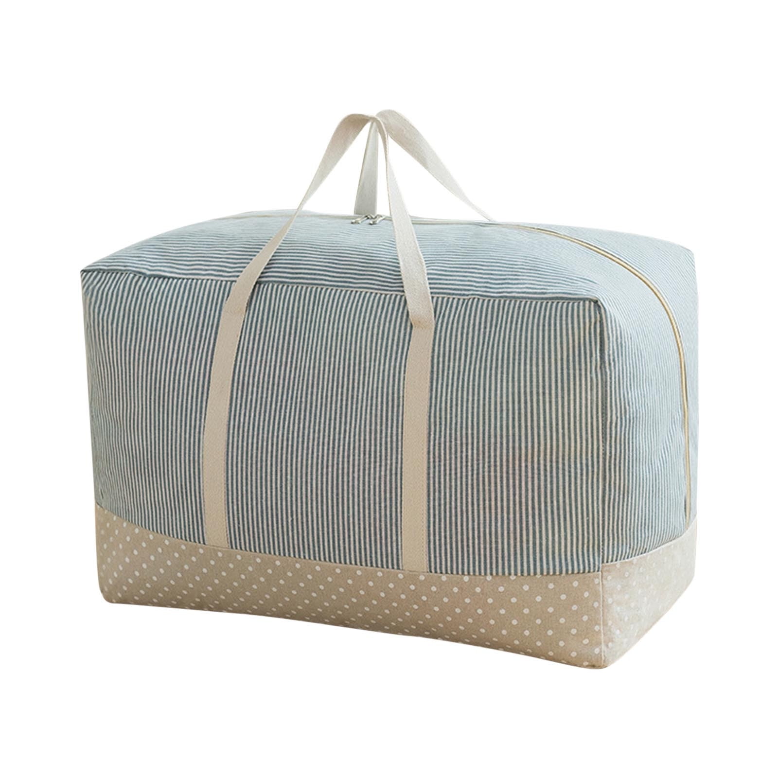C Thickened Coarse Linen Clothing Quilt Storage Bag Washable Storage ...